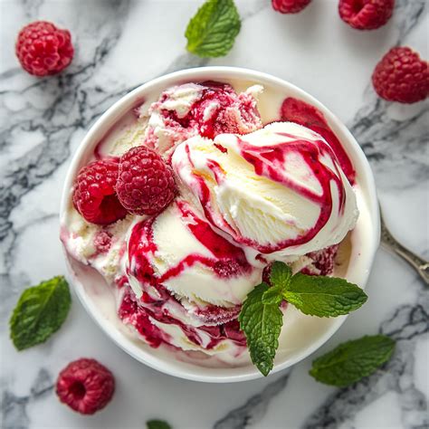Raspberry Ripple Ice Cream