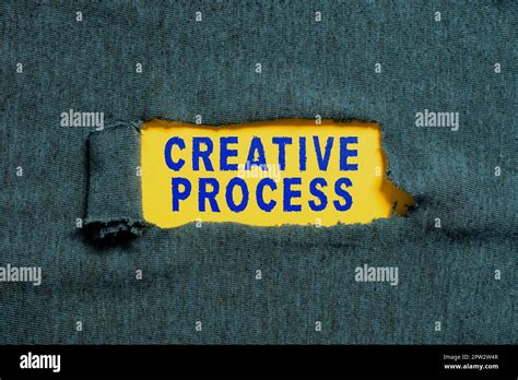 Sign Displaying Creative Process Conceptual Photo Connecting Ideas Into Something Valuable