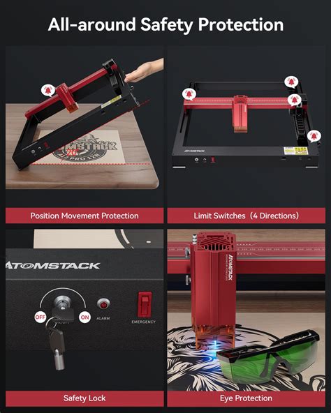 Atomstack A12 Pro X12 Pro Laser Engraver Laser Cutter With R5 Automati