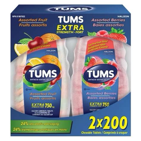 Date 2028 Tums Digestive Chewing Candy Bottle Of 200 Tablets