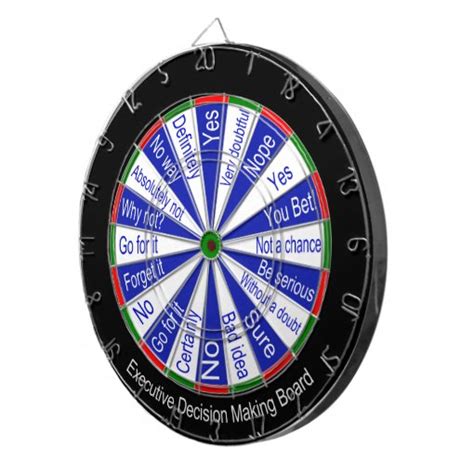 Executive Decision Making Dart Board Traditional Zazzle