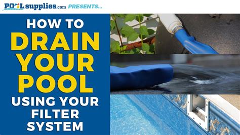 How To Drain The Pool Mastering The Maintenance Task