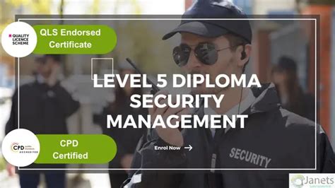Online Level 5 Diploma In Security Management Qls Endorsed Course Uk