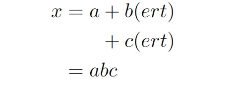 Math Mode Nested Align Without Extra Spacing TeX LaTeX Stack Exchange