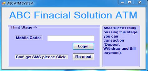 User Interface Of Sms Based Authentication Download Scientific Diagram