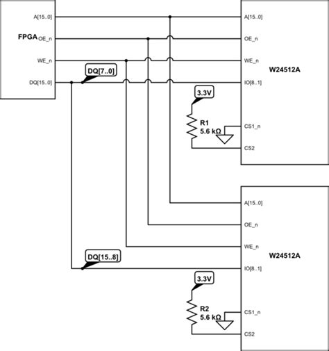 Fpga Interfacing 64kx16 Bit Sram With Qsys Electrical Engineering