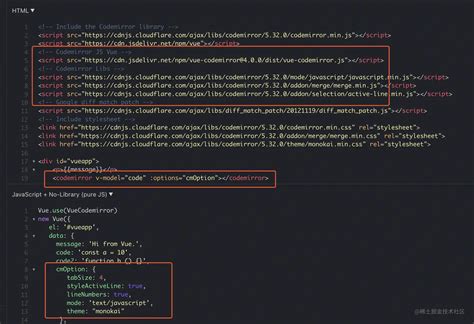 js代码编辑器codemirror的使用及常用配置codemirror介绍 codemirror 是使用 javascr 掘金