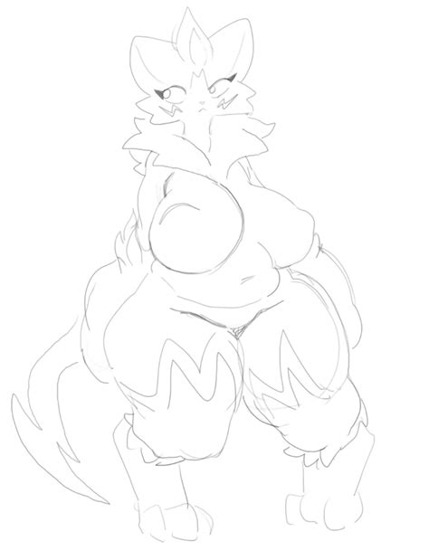 Rule 34 Big Breasts Breasts Featureless Crotch Female Mythical Pokemon Nintendo Nipple Outline