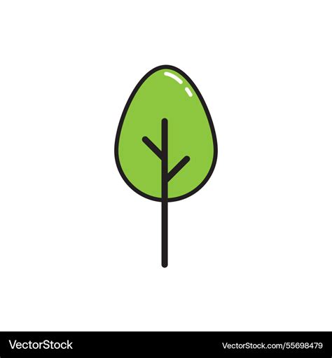 Tree Nature Royalty Free Vector Image Vectorstock