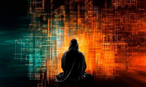 premium ai image code hacker hacking virus cyber security attack