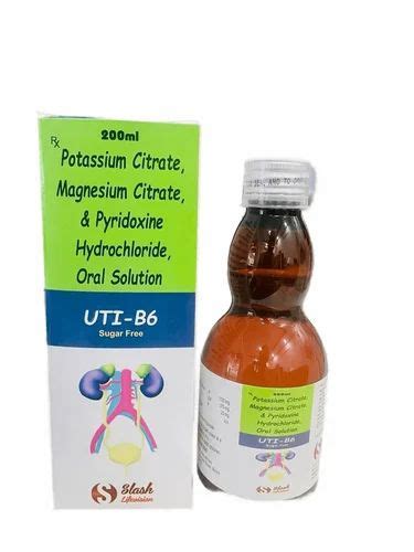 Potassium Citrate Magnesium Citrate Syrup Packaging Size 200 Ml At