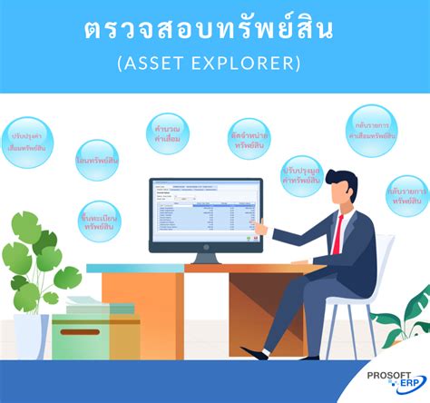 Prosoft Erp ตรวจสอบทรัพย์สิน Asset Explorer