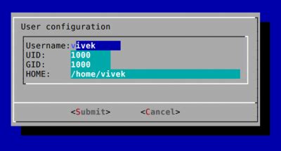 The Form Dialog For Input Linux Bash Shell Scripting Tutorial Wiki