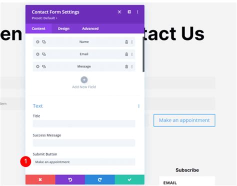 how to set a minimum length for divi contact form fields