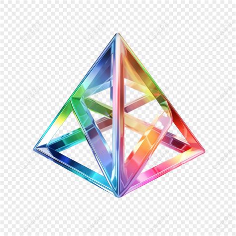 추상 프리즘 기하학적 모양 3d 렌더링얼룩추상적인 Png 일러스트 무료 다운로드 Lovepik