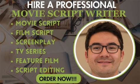 Write Edit And Polish Your Movie Script Screenplay Tv Series Feature Film By Jeff Miller 0
