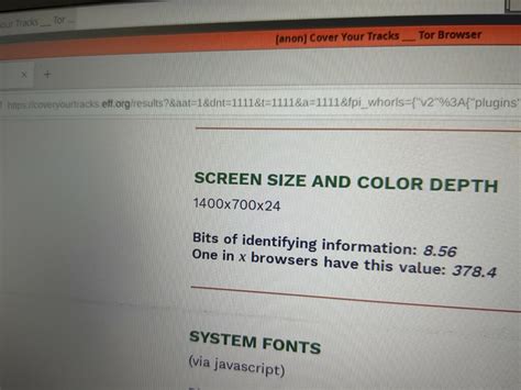 WS Tor Browser Screen Dimensions In Template Corrupted With Update