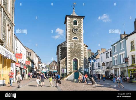 Lake District Uk Keswick Lake District The Moot Hall Tourist
