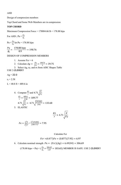 Solution Truss Calculation Sample Theory Of Structures Studypool