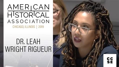 Dr Leah Wright Rigueur American Historical Association Meeting 2019