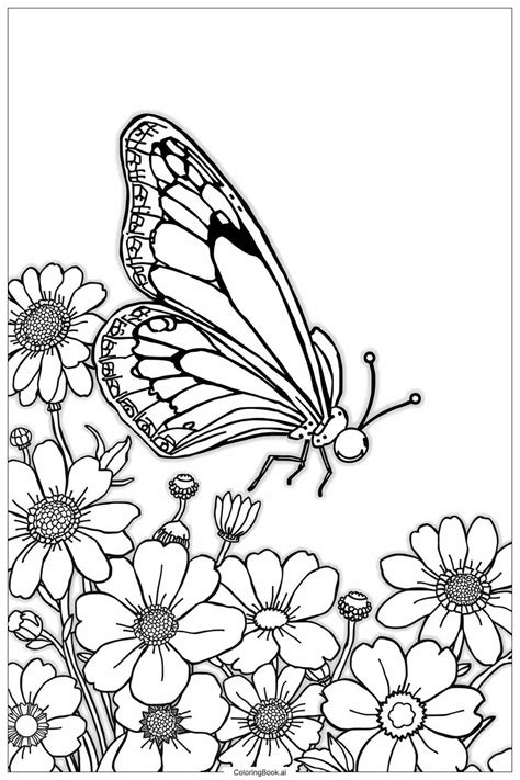101张蝴蝶填色页（免费pdf和png打印）