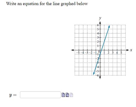 Solved Write An Equation For The Line Graphed Below х Y G