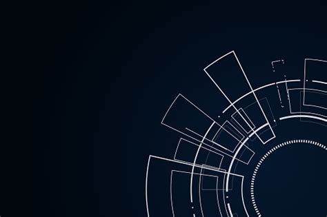 공상 과학 미래 사용자 인터페이스 Hud 기술 추상적 배경 벡터 일러스트 질감에 대한 스톡 벡터 아트 및 기타 이미지 질감