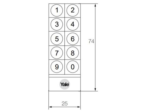 Yale Smart Keypad For Unity Lock Range 12238 Interior Effects