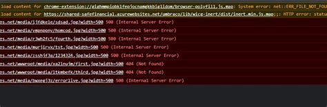 Getting 500 Internal Server Error In Umbraco