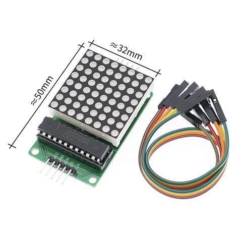 max7219 8 8 dot matrix module microcontroller module display module mcu led display control