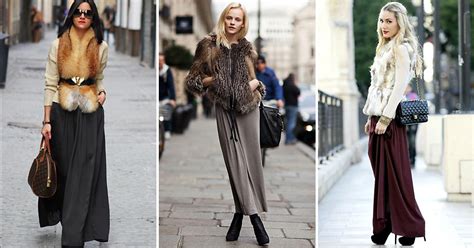 Как и с чем носить длинную юбку зимой 5 советов и 17 классных примеров