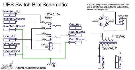 An Inside Look At The Schematic Of An Ups Bypass Switch