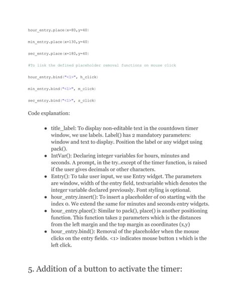 How To Create A Countdown Timer In Pythonpdf