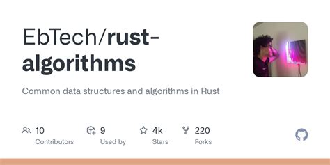 github ebtech rust algorithms common data structures and algorithms