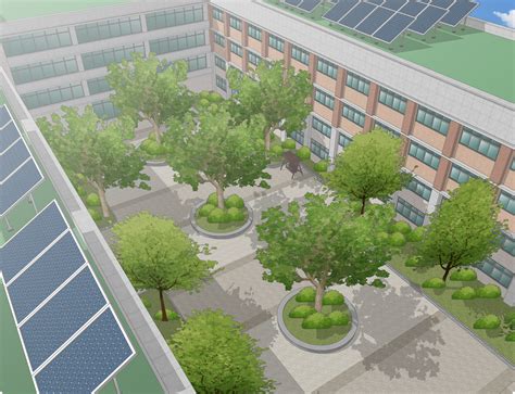 🐥자료백업계¹⁴³🐱 On Twitter 스냅툰스케치업 학교 동아리 세트 펀딩이 이틀 남았습니다 Mnag4cxyaj 학교 전경과 교실 복도를