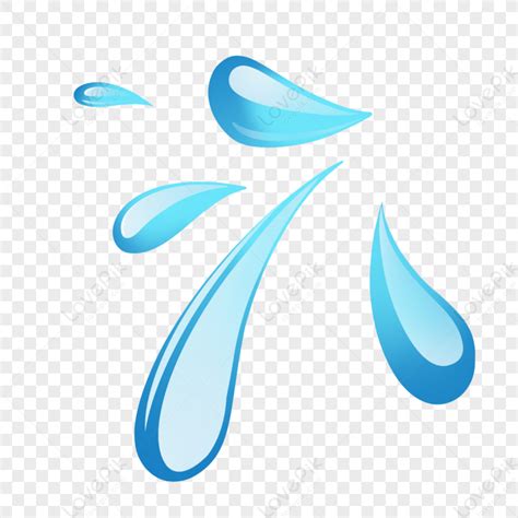 블루 스프레이 일러스트 장식튀김하락 Png 일러스트 무료 다운로드 Lovepik