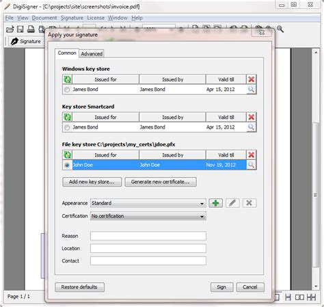 How To Create Digital Signature Using Free DigiSigner Tool