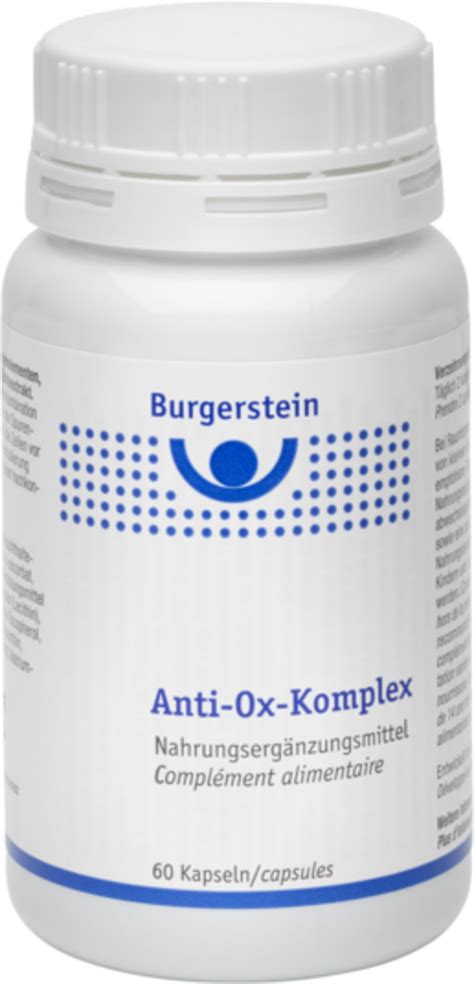 Anti Ox Komplex 60 Kapseln Burgerstein Vitalabo