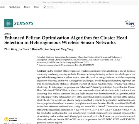 الگوریتم بهینه‌سازی پلیکان شبکه حسگر دانلود مقاله تخصصی متن به فارسی