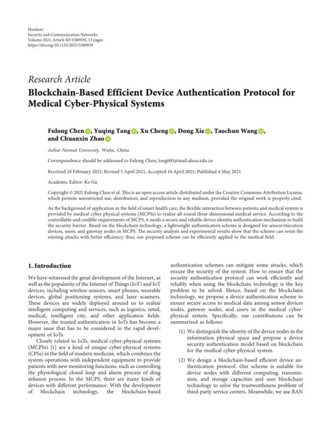 pdf blockchain based efficient device authentication protocol for