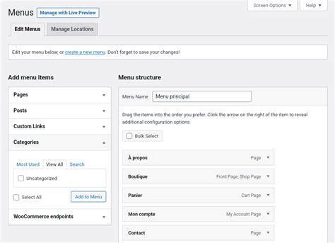 Categories Dont Show Up In Add Menu Items · Issue 31702
