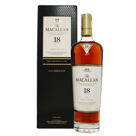 Macallan 18 Years Old Sherry Oak 麥卡倫 18年 雪莉桶 2023 Release威士忌酒預訂