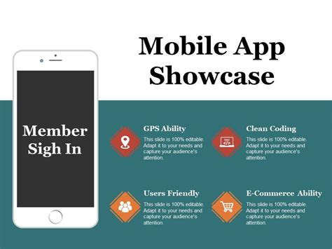 Mobile App Showcase Ppt Examples Professional Presentation Graphics Presentation Powerpoint