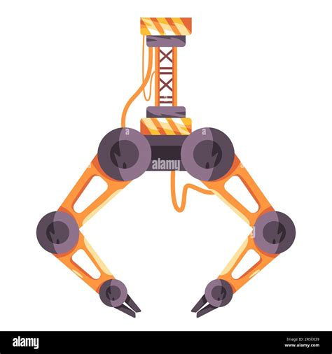 Robotic Manipulator Arm Robot Hand Technology Industrial Automatic Machine Manufacture Stock