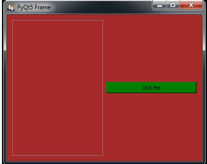 How To Create Frame In PyQt QFrame Codeloop