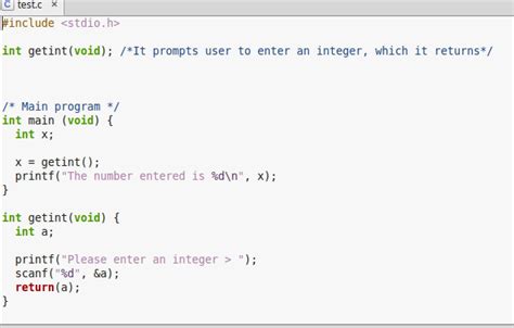 Solved A C Program Which Calls A Function To Ask Users To