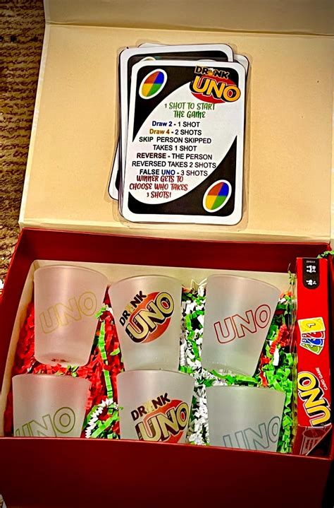 Drunk Uno Set Etsy