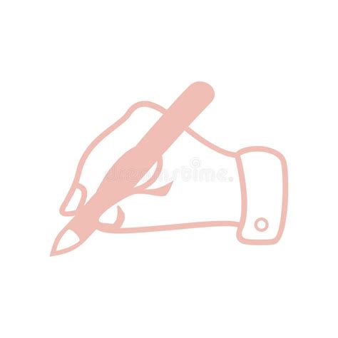 Writing Hand Icon Stock Vector Illustration Of Writer 306678293