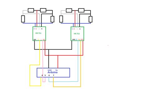 Scale Load Cells Multi Hx711 Amplifiers Arduino Uno Programming