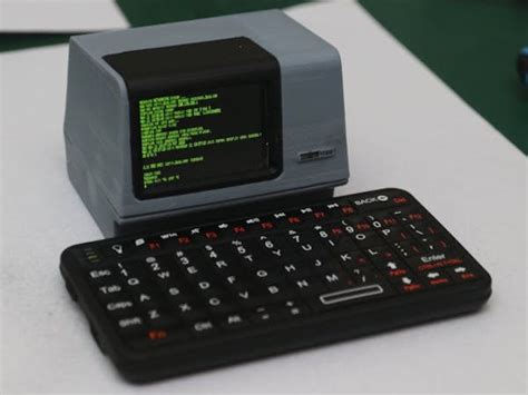 tiny 3d printed dec vt 102 hides a fully functional esp32 powered pdp 11 minicomputer